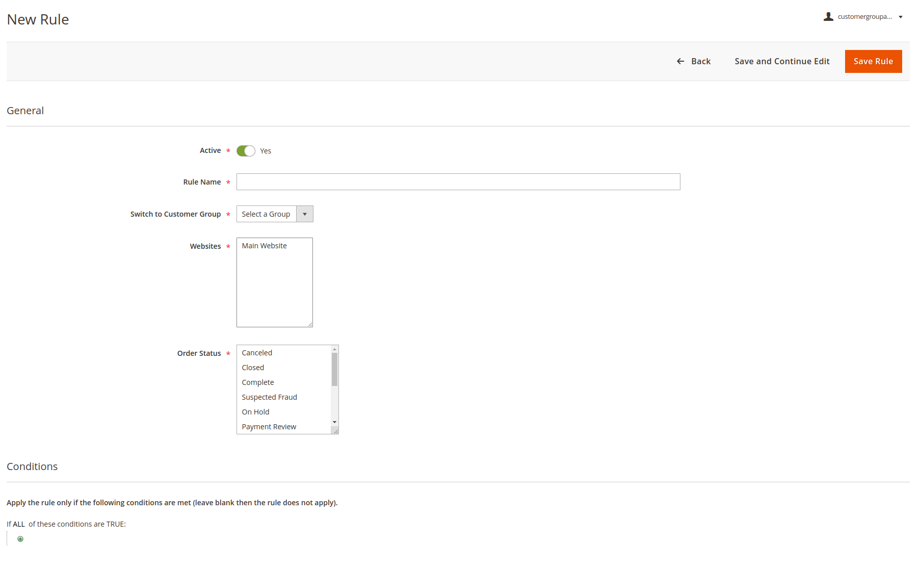 Auto Group Switching For Magento 2