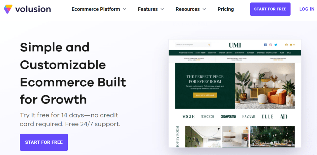 6 Best SaaS Ecommerce Platforms In 2024 [Features, Pros, Cons, And Price]